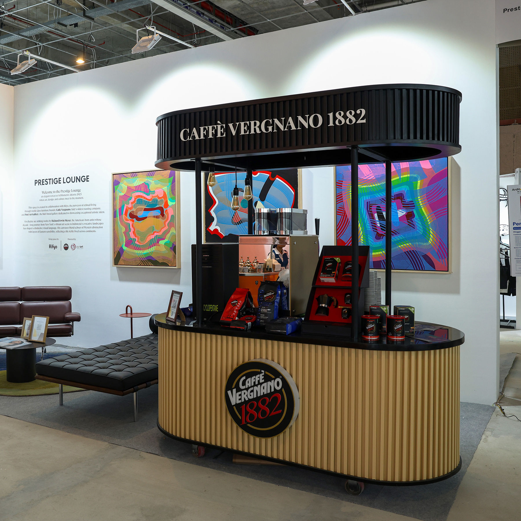 Caffè Vergnano: Heritage meets art at the Prestige Lounge