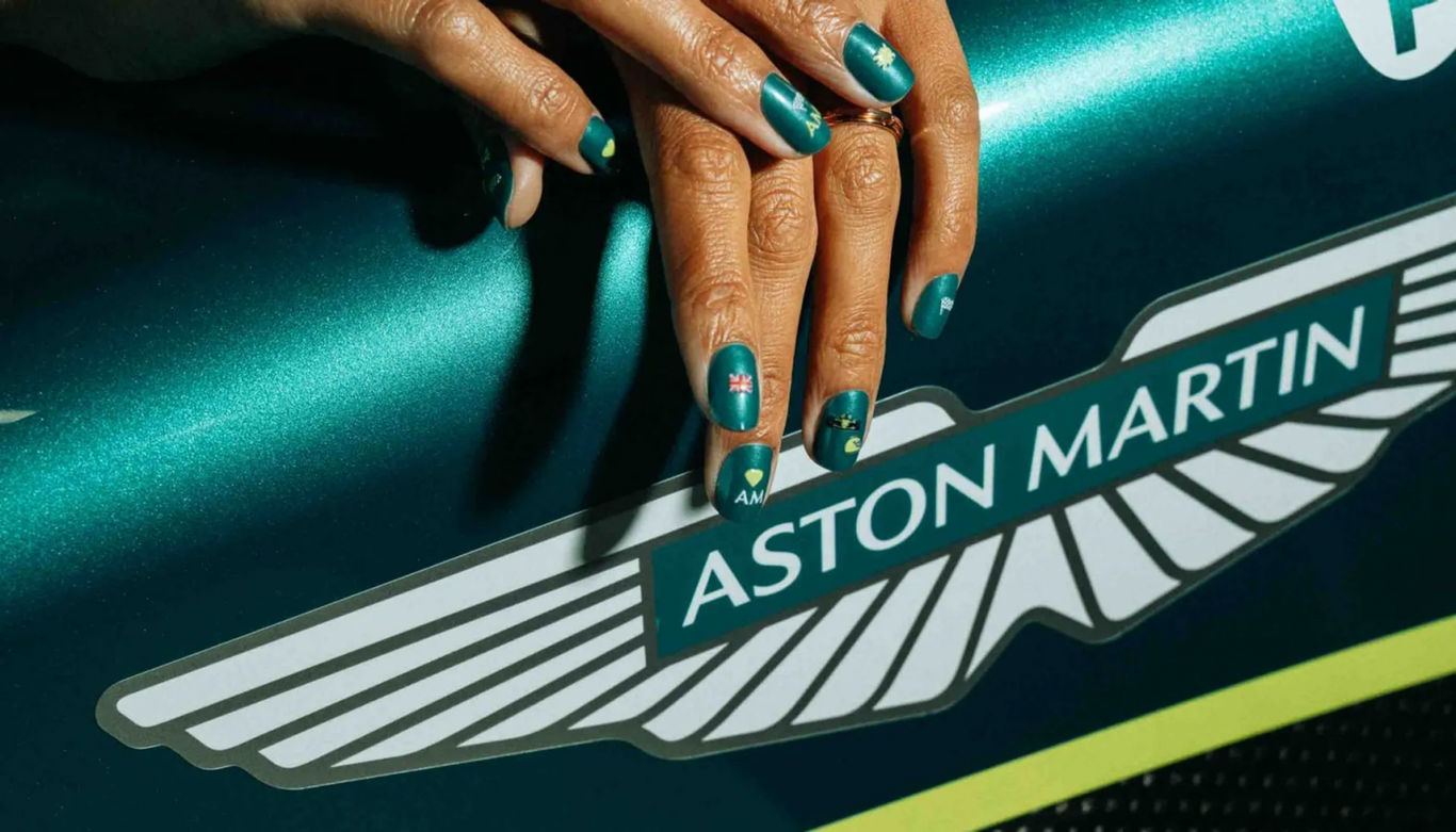 Formula 1 Nail Gel Released by Glaize and Aston Martin