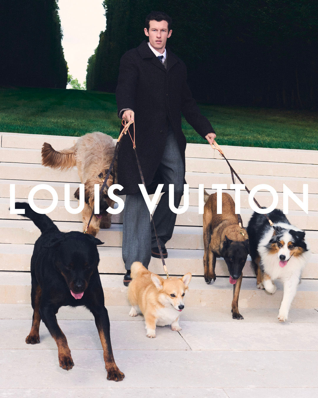 Jude Bellingham and Callum Turner in the LV Men's Spring Summer 2026 ...