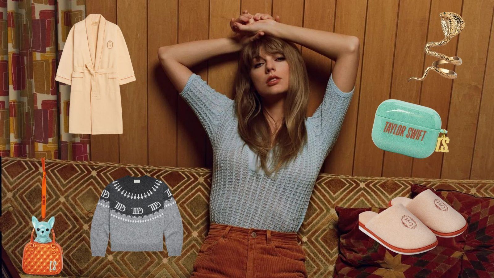 Taylor Swift's Christmas collection includes merchandise that covers ...