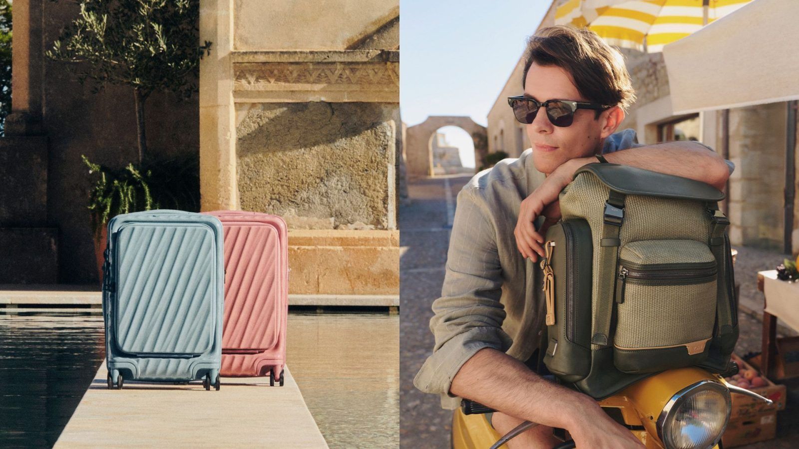TUMI's Spring 2026 Releases Invitation Everyone to the Mediterranean Coast