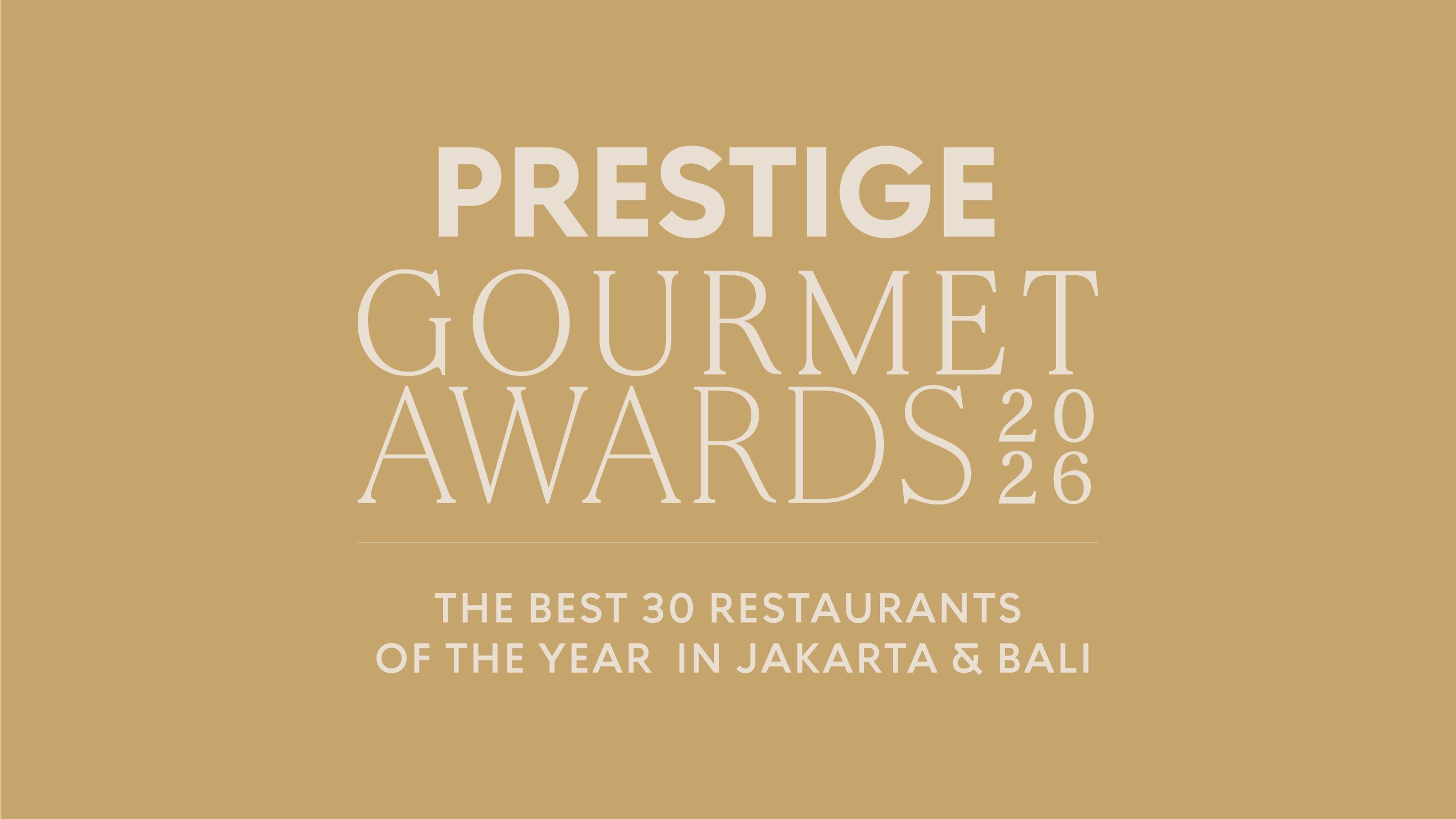PRESTIGE Gourmet Awards 2026: Indonesia’s 30 Best Restaurants