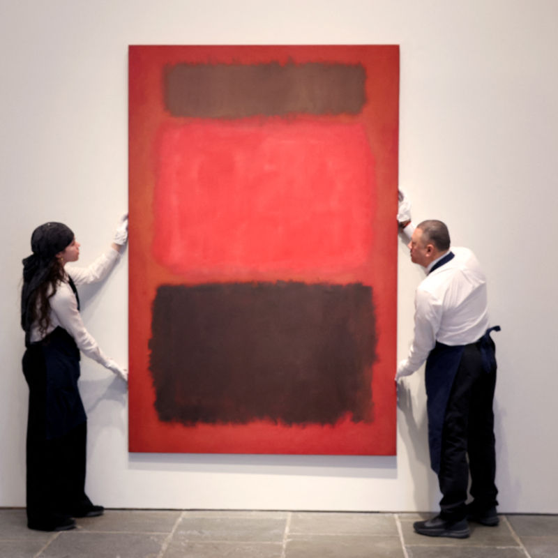 Most valuable paintings by Mark Rothko in auction