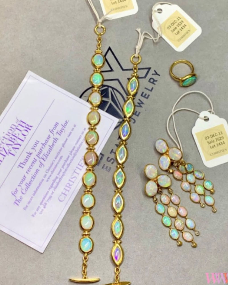 Taylor Swift's unique opal jewellery set: The Hollywood history behind ...