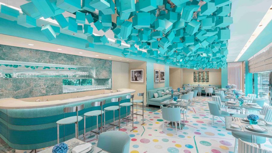 As Blue Box Café opens in June at Tiffany's in Hong Kong