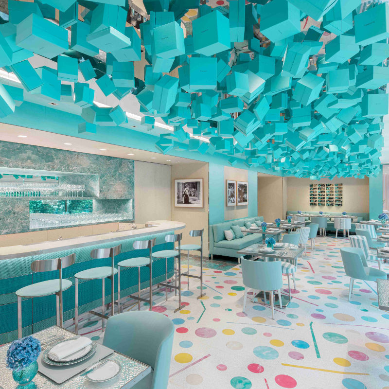 As Blue Box Café opens in June at Tiffany's in Hong Kong