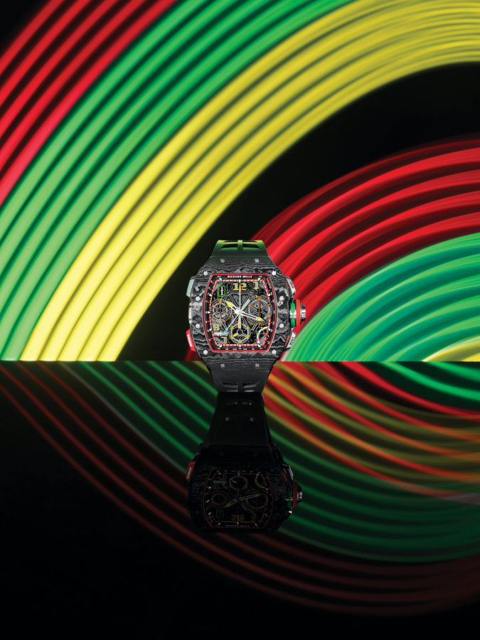 The Richard Mille RM 65-01 Chronograph is an athlete's watch