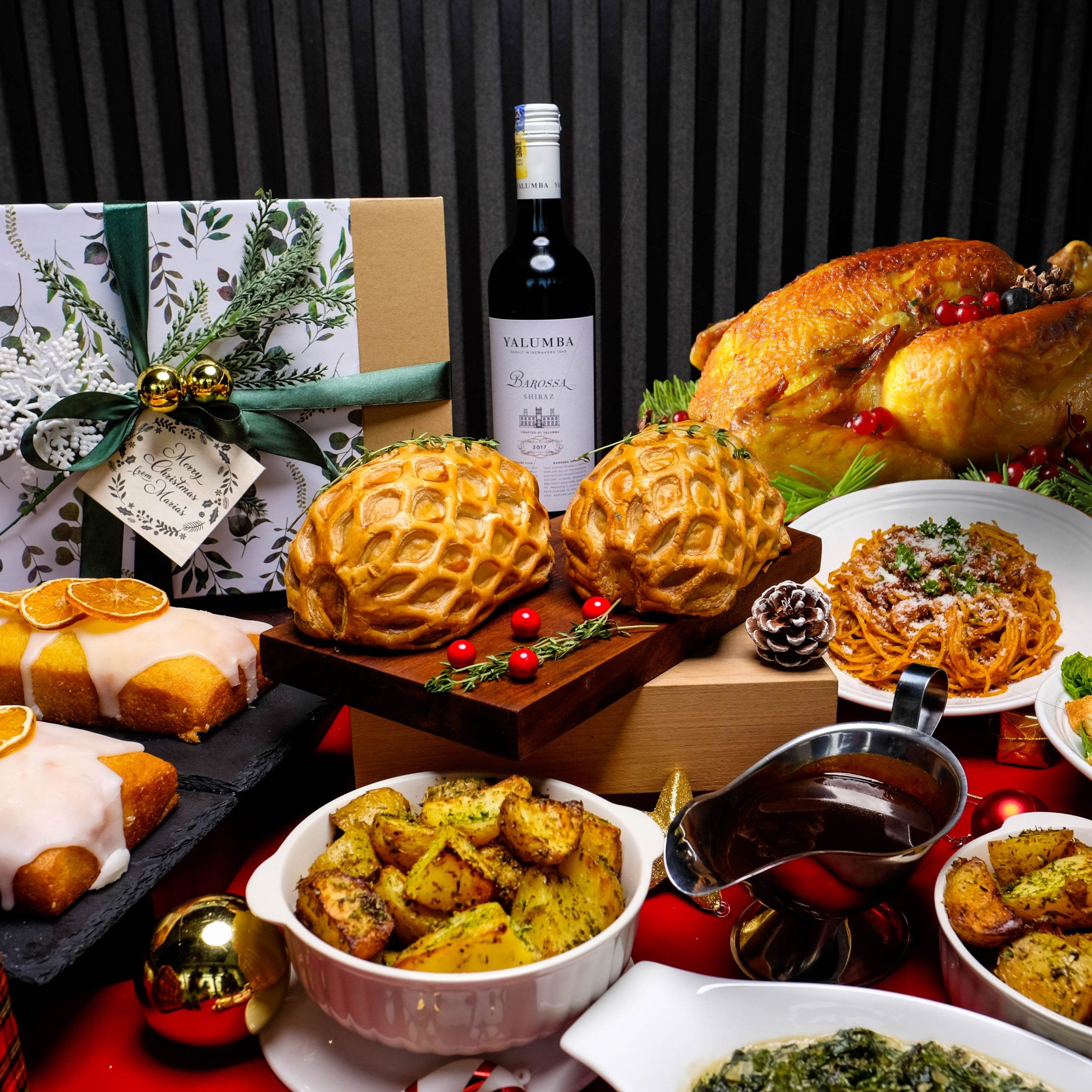 Where to order Christmas lunch and dinner delivery and takeaway in KL