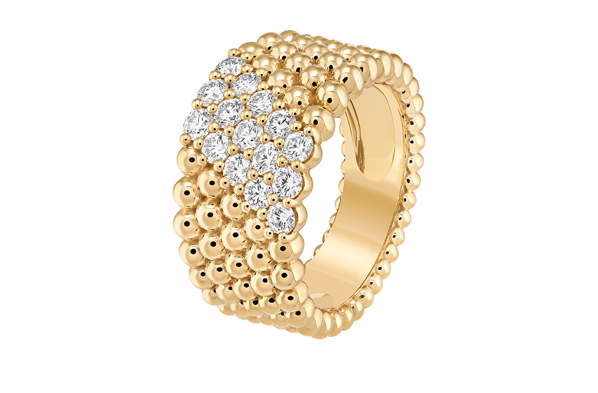 Van Cleef & Arpels reimagines and reinvents Perlée, the iconic golden ...