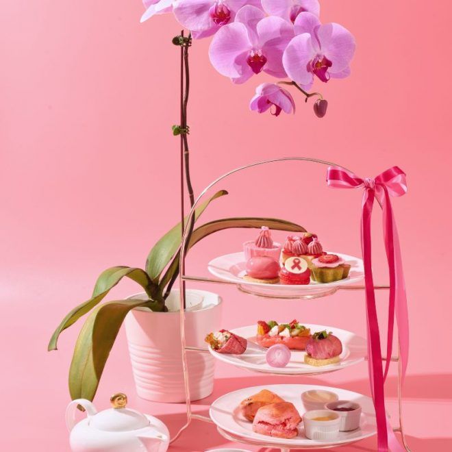 The best afternoon tea sets to support Pink October 2022