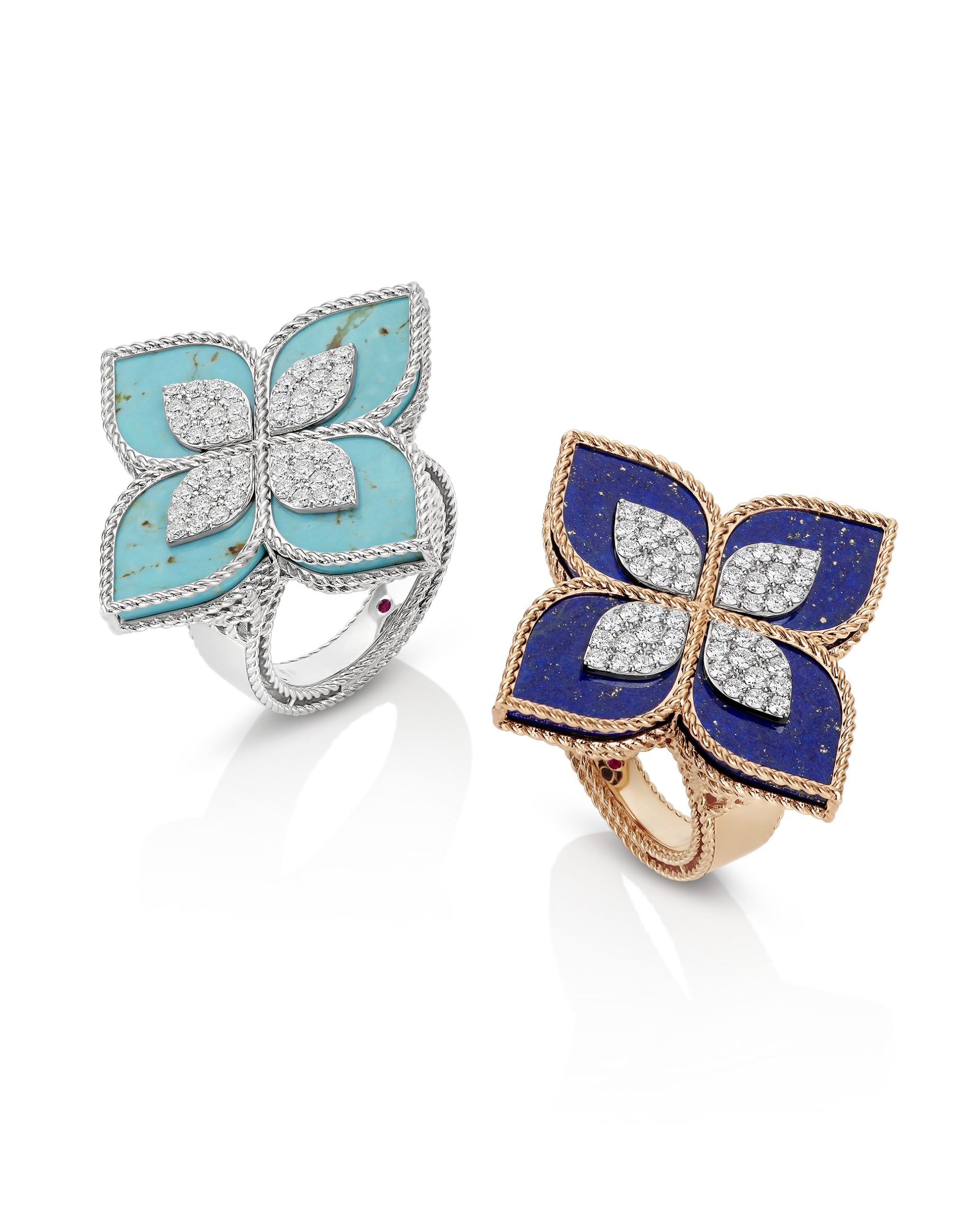 Roberto Coin presents sophisticated silhouettes and sparkling stones in ...