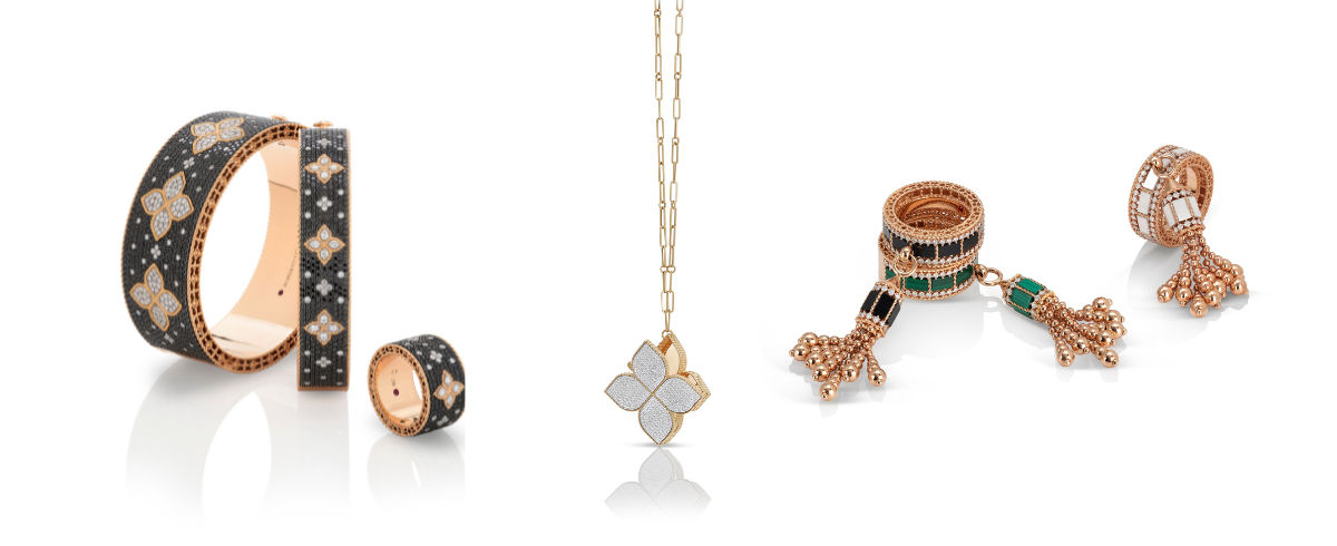 Roberto Coin presents sophisticated silhouettes and sparkling stones in ...