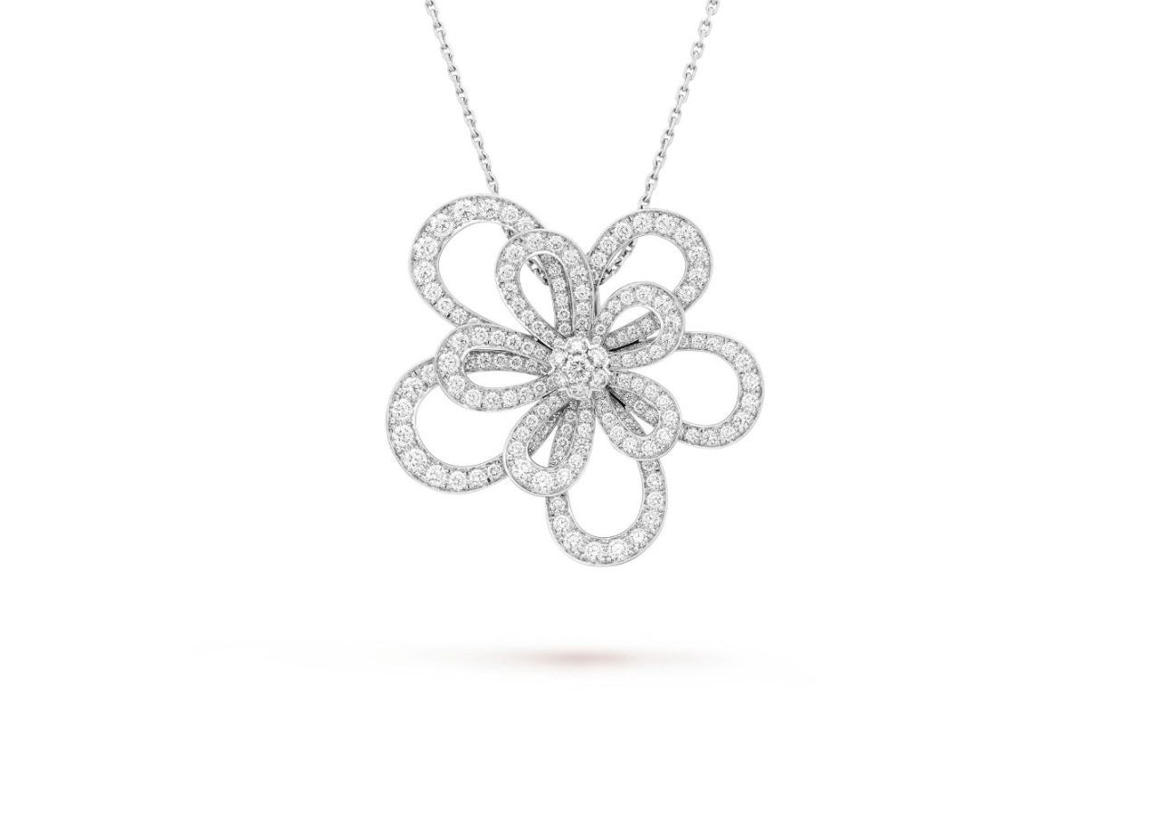 White Wonders: Van Cleef & Arpels master the combination of white gold ...