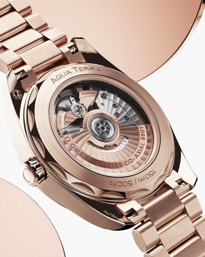 Omega shines brighter with these solid gold Aqua Terra Shades watches