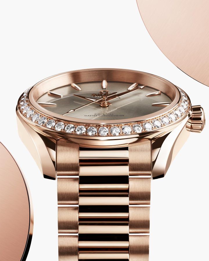 Omega shines brighter with these solid gold Aqua Terra Shades watches