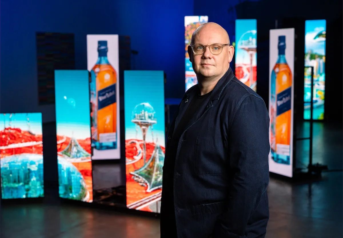 Johnnie Walker presents a vision of tomorrow with illustrator Luke Halls