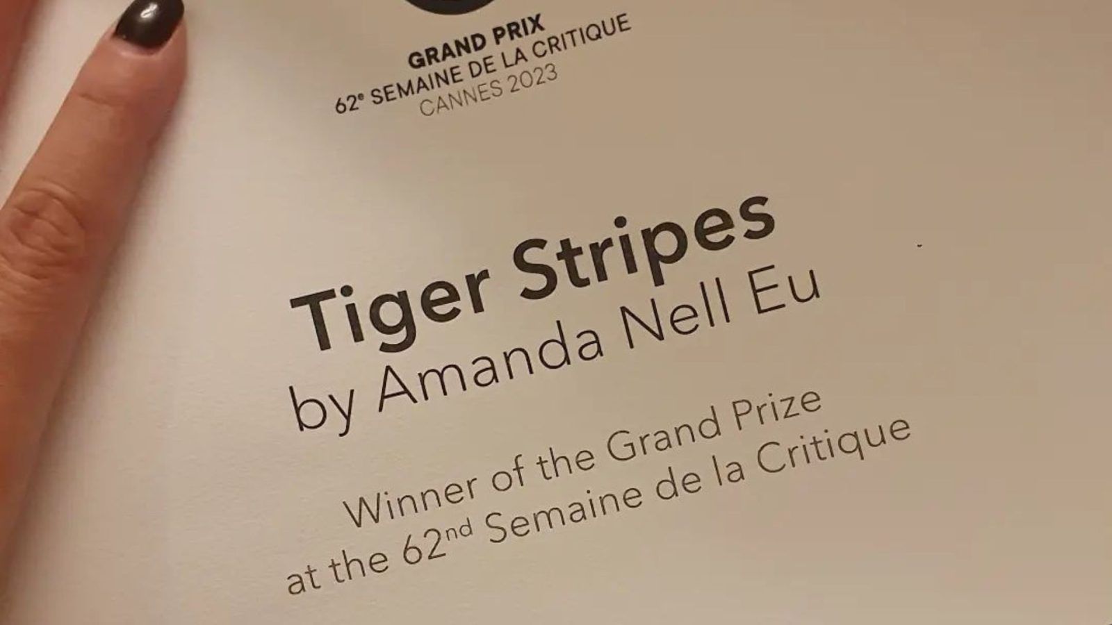 Malaysian film Tiger Stripes nabs top award at Cannes Critics Week