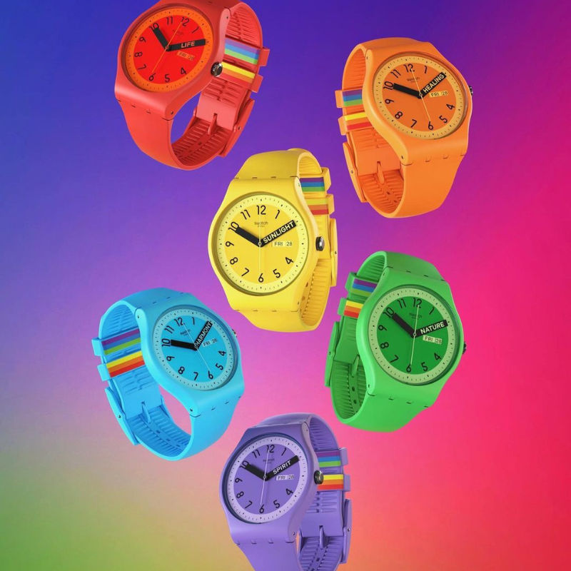 Malaysia bans sale & possession of Swatch 'Pride' rainbow watches