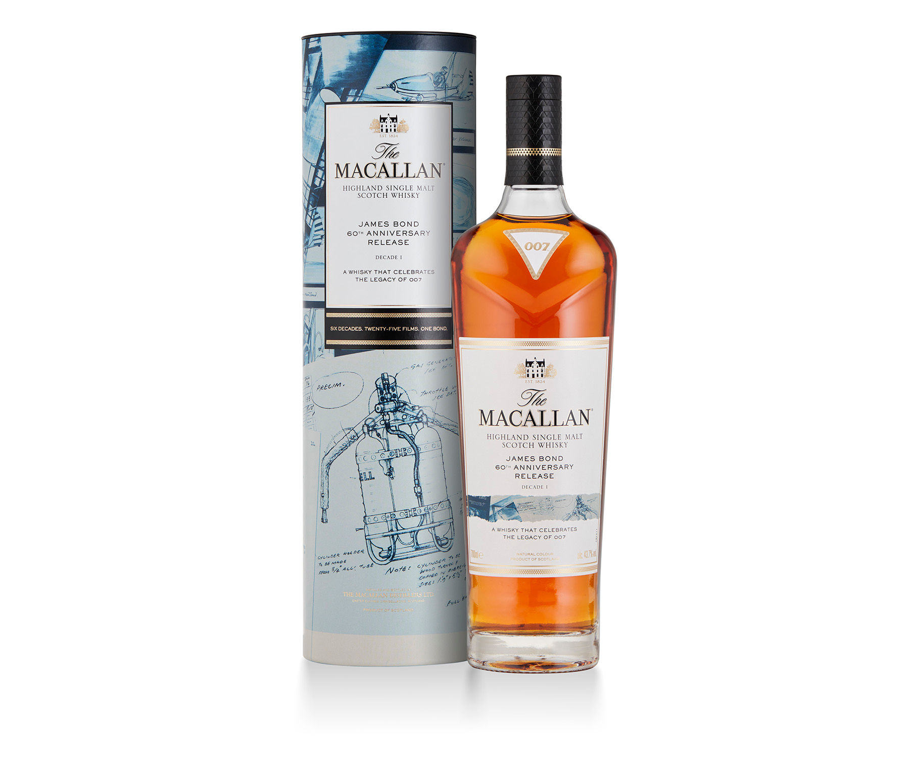 The Macallan celebrates 60 years of the James Bond film franchise with ...