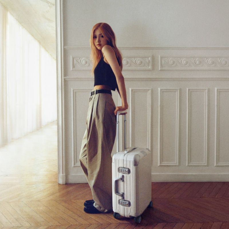 Lewis Hamilton, Kylian Mbappé and Rosé unite for Rimowa's campaign