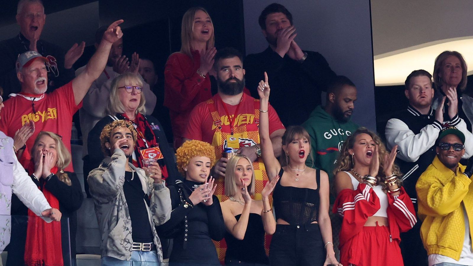 All the celebrities at Super Bowl 2024 final in Las Vegas