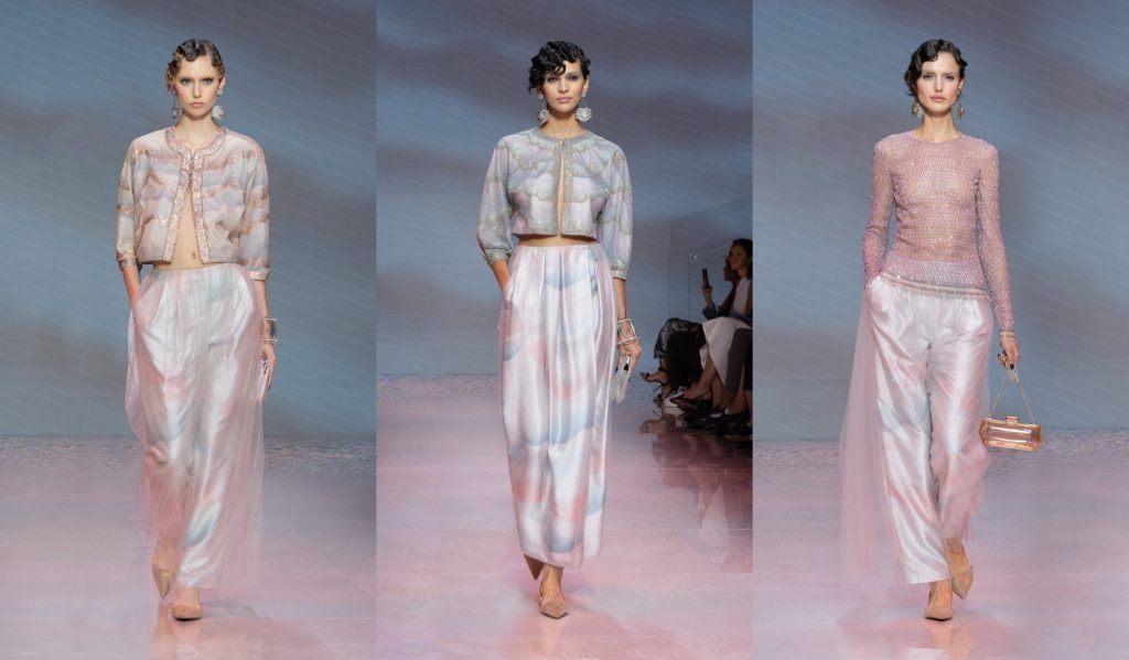 Giorgio Armani’s Spring Summer 2024 collection is a symphony of colour