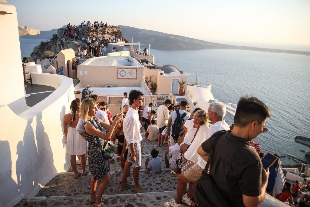 Greece's 'Instagram island' Santorini nears saturation point