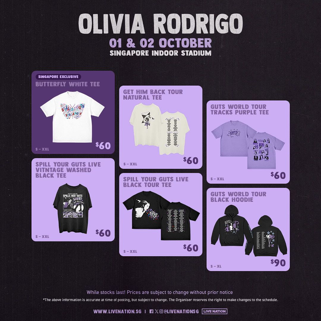 Olivia Rodrigo in Singapore: A survival guide to the 2024 GUTS concert ...