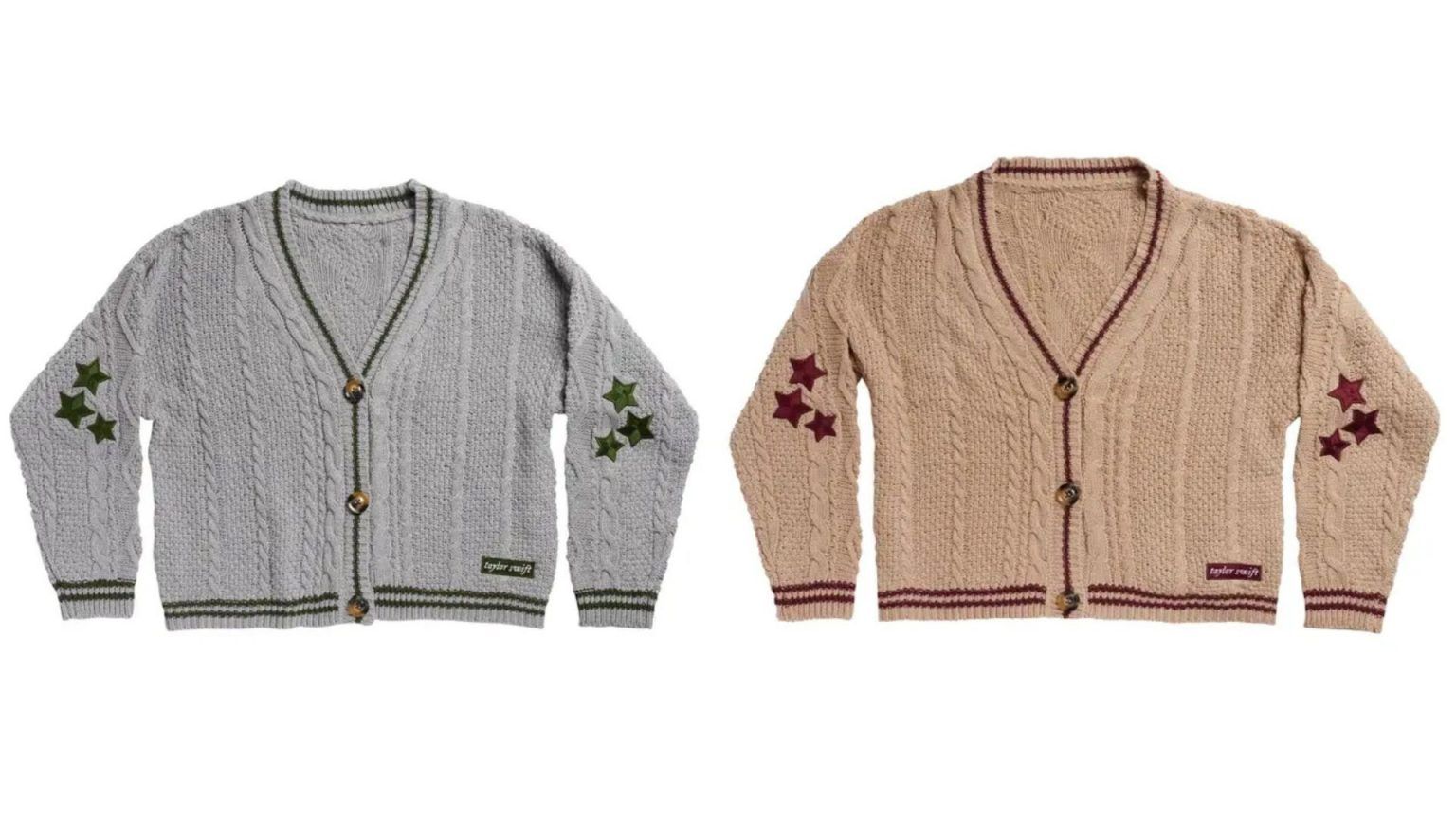 All the cardigans Taylor Swift has released so far