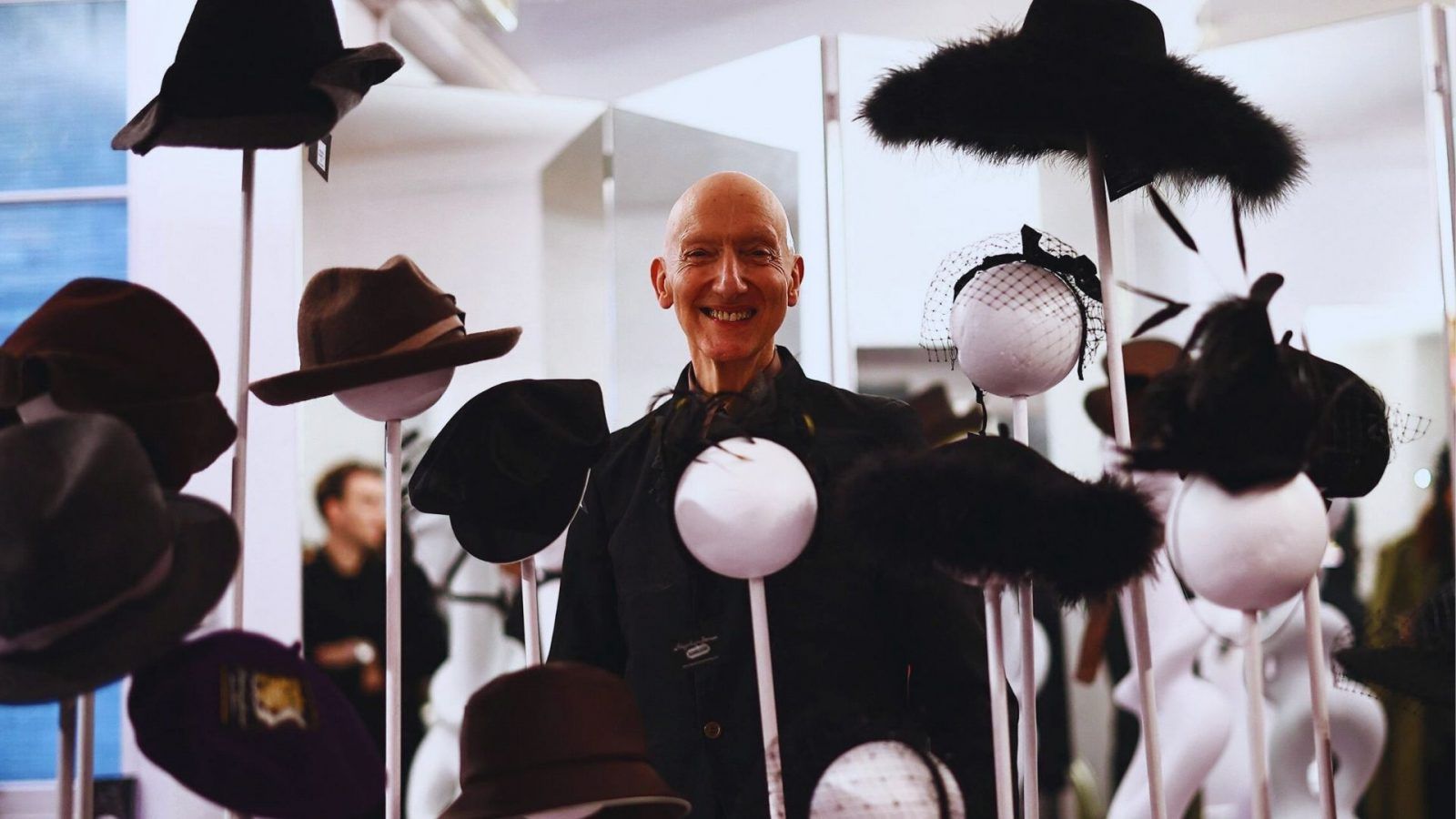 Milliner Stephen Jones on wearing multiple hats at London Fashion Week