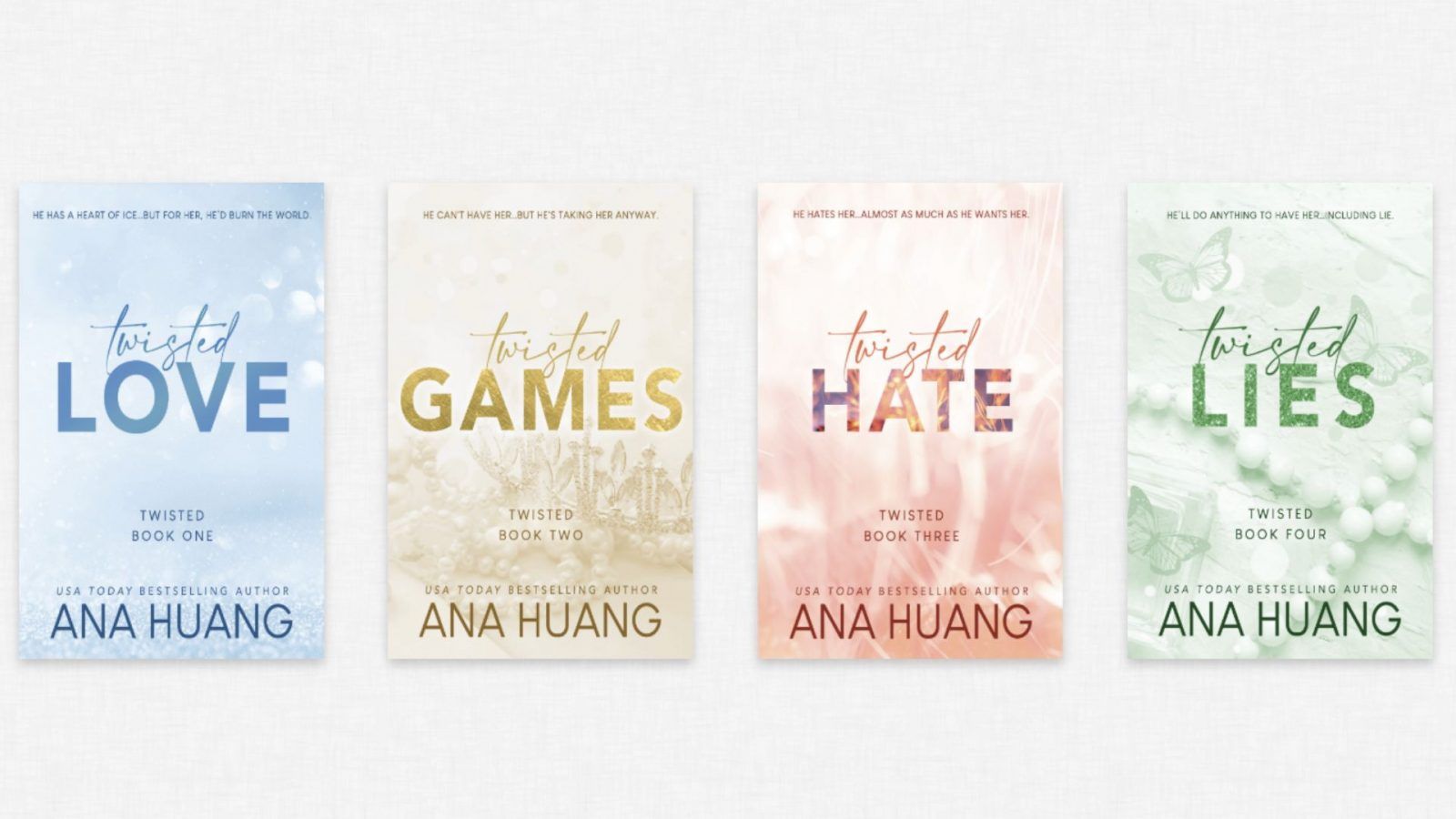 Breaking down Ana Huang’s Twisted Love series playlists