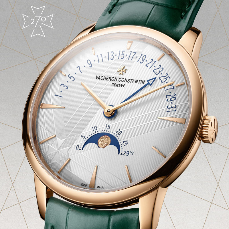 Vacheron Constantin unveils the Patrimony Moon Phase Retrograde Date