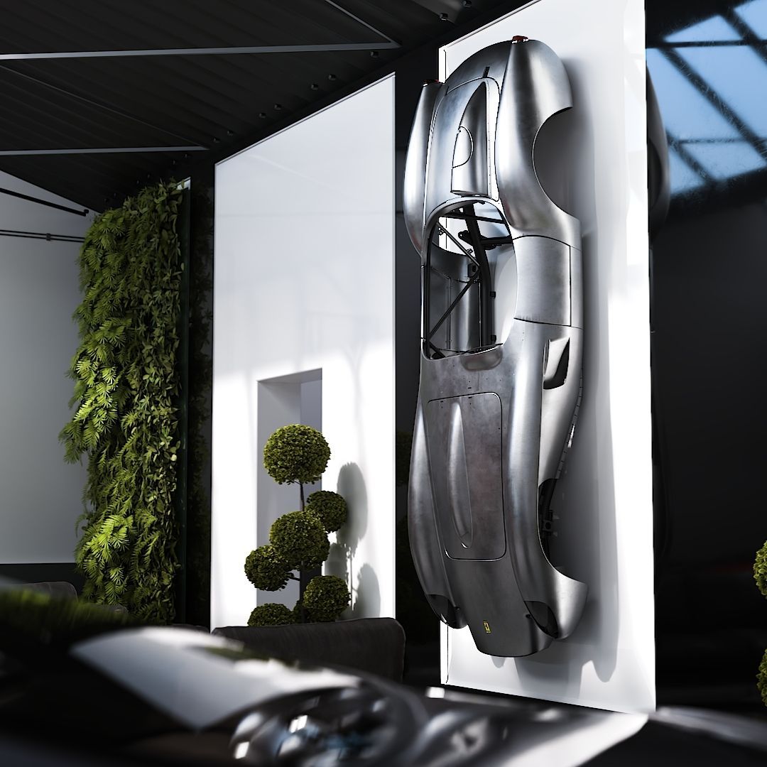 Hedley Studios turns Ferrari Testa Rossa J into wall art ...