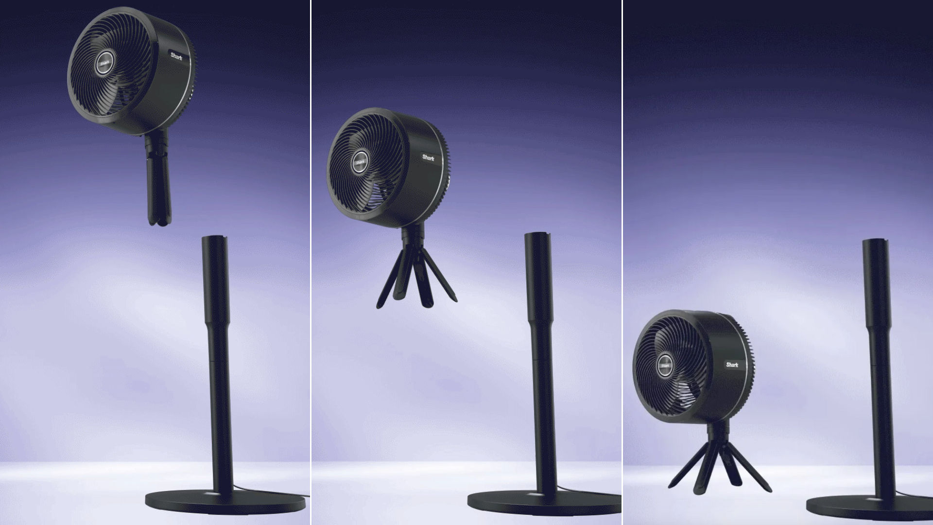 A cool breeze from any vantage, meet the Shark FlexBreeze fan