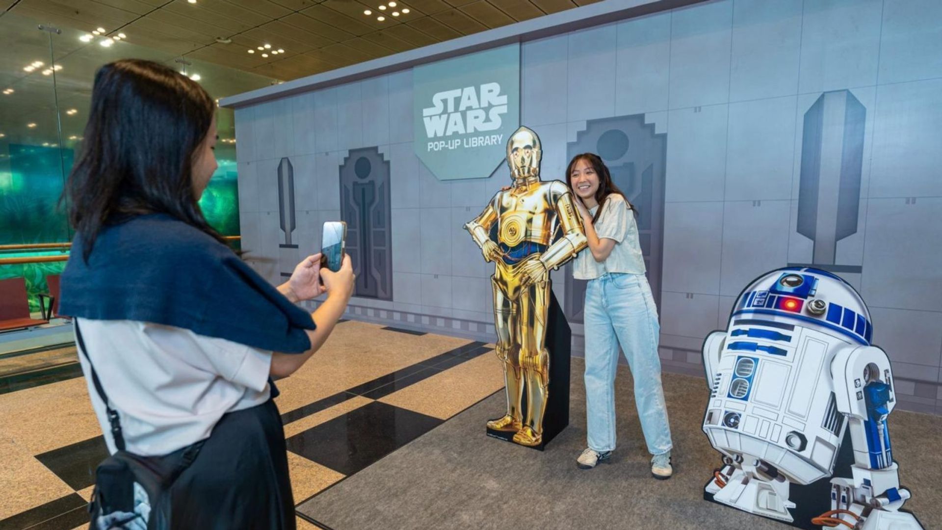Explore new 'Star Wars' pop-up library at Changi Airport ...