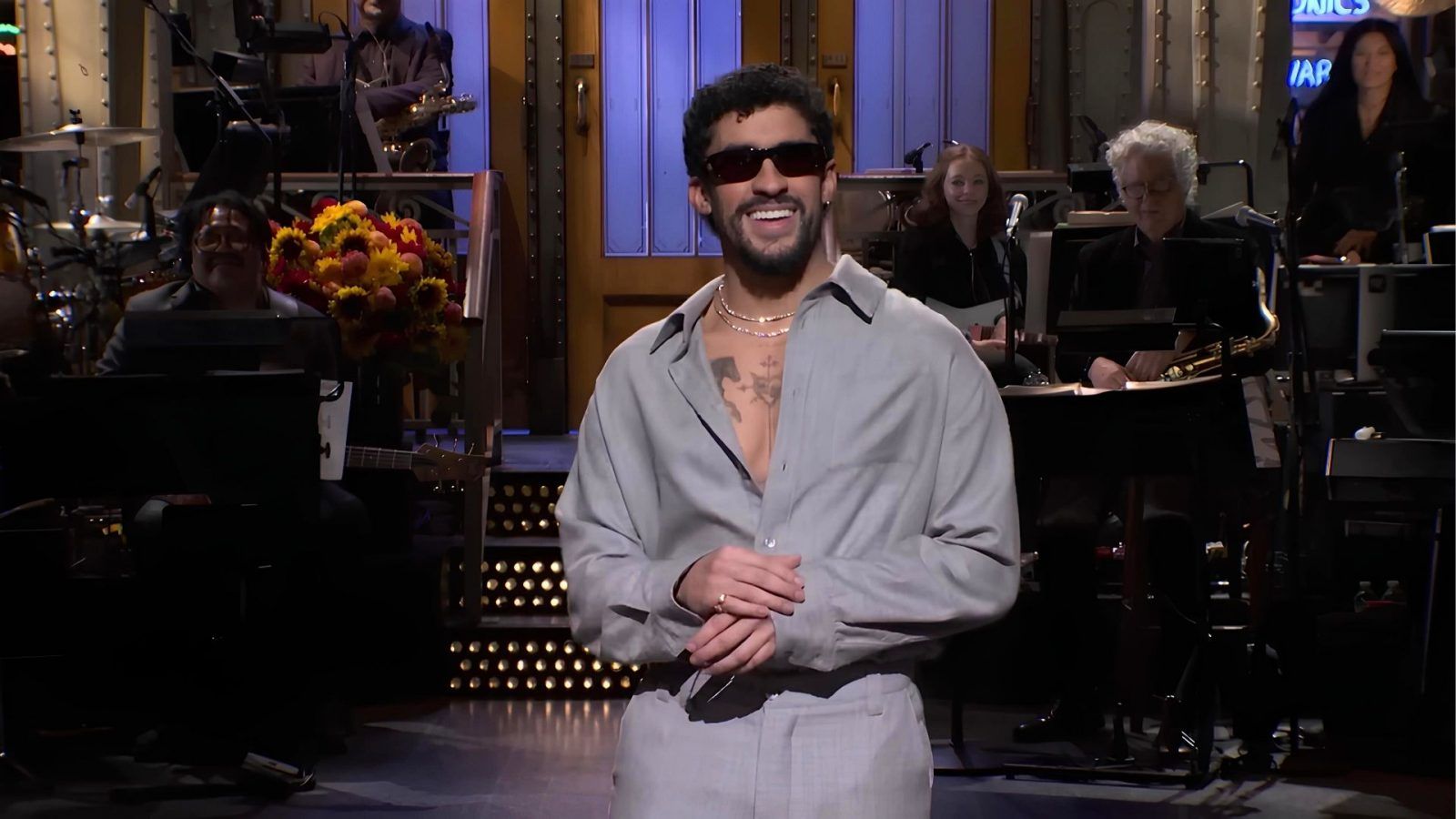 Bad Bunny takes aim at Super Bowl backlash in SNL host gig