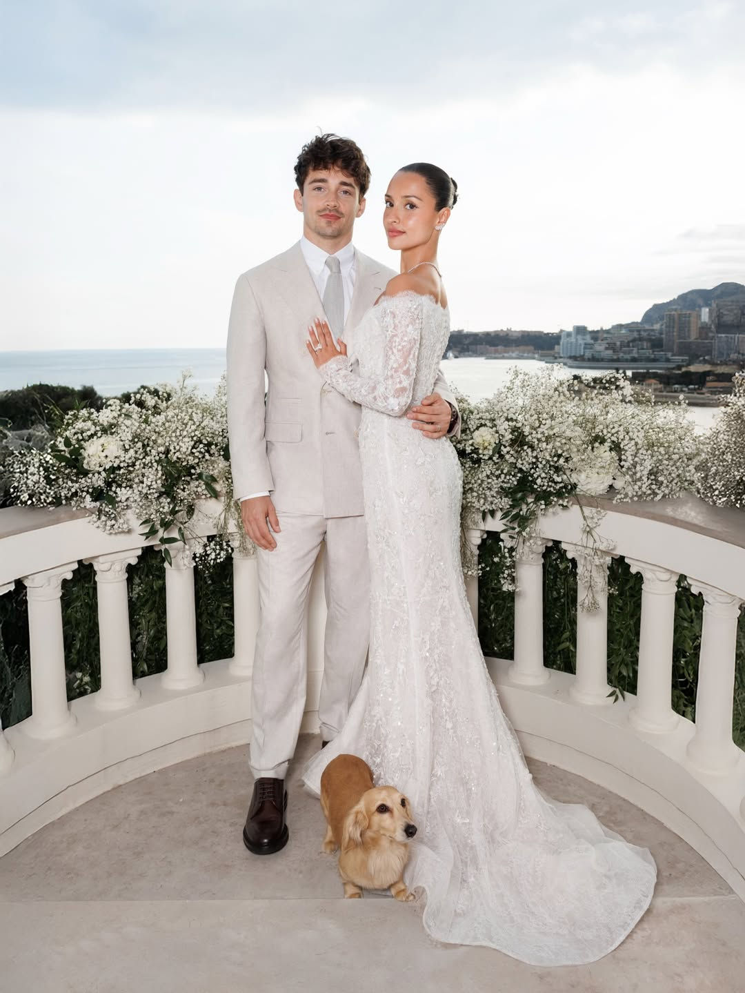 Charles Leclerc wedding: A look at the Brunello Cucinelli suit ...