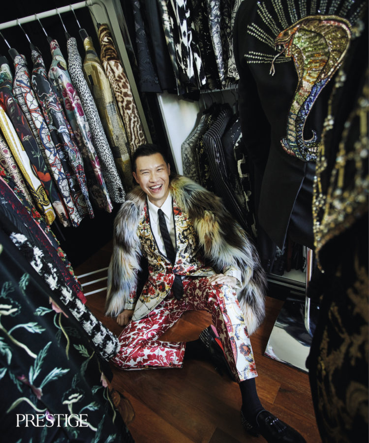 Professor David Tan and his collection of designer jackets