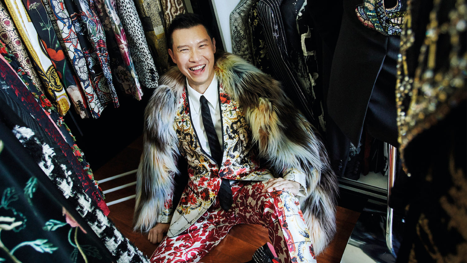 Professor David Tan and his collection of designer jackets