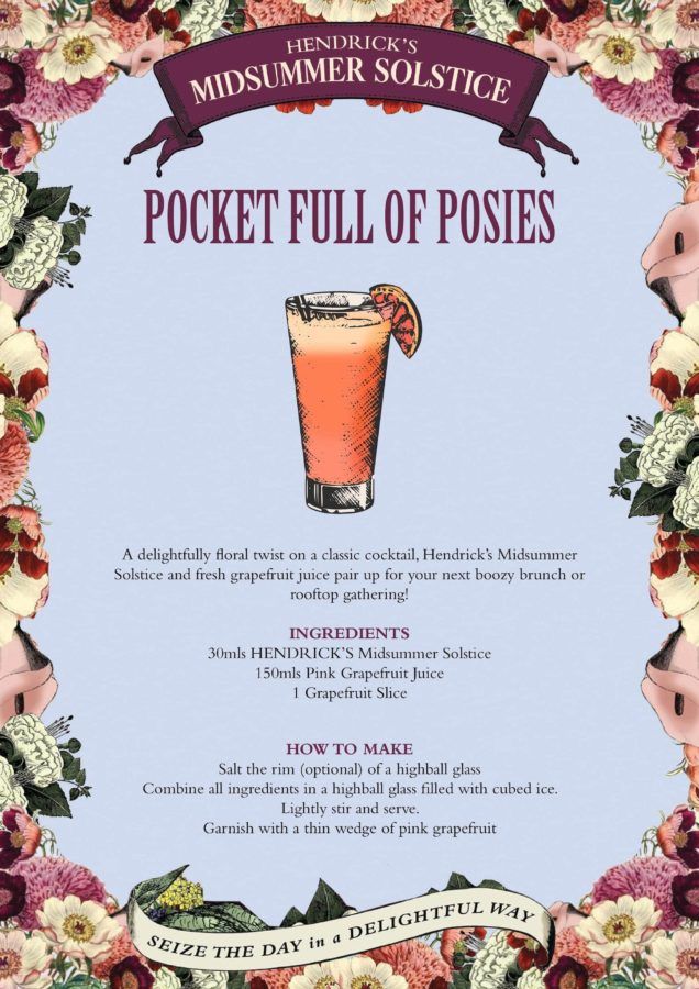 Hendrick’s Midsummer Solstice: Tasting notes and drink recipes of the ...