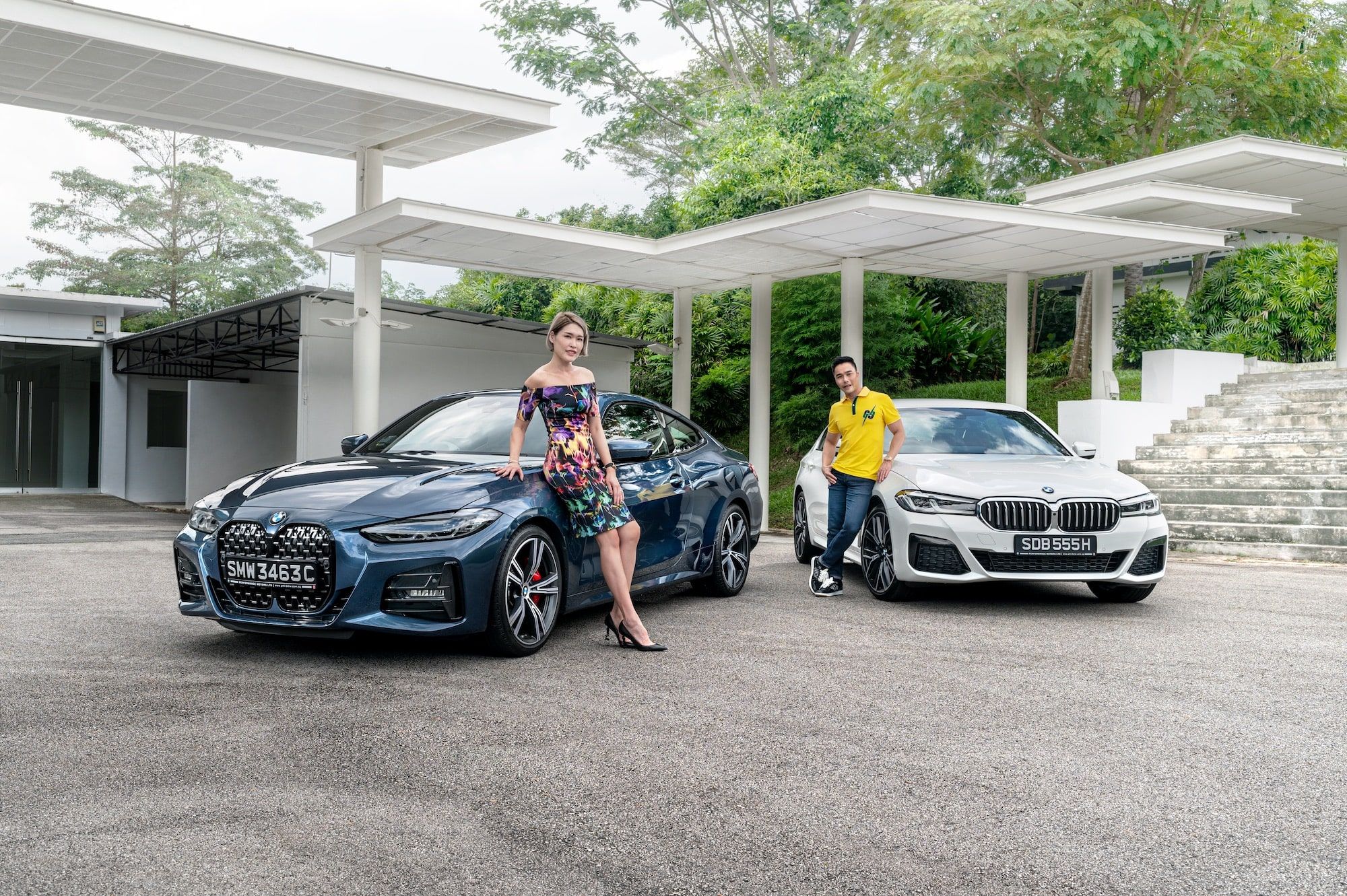 Adrian Ong and Michelle Eng test-drive the BMW 530i M Sport and BMW ...
