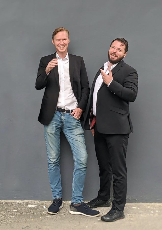 The men behind Spun Spirits: Chris Chambers and Matthew Fergusson ...