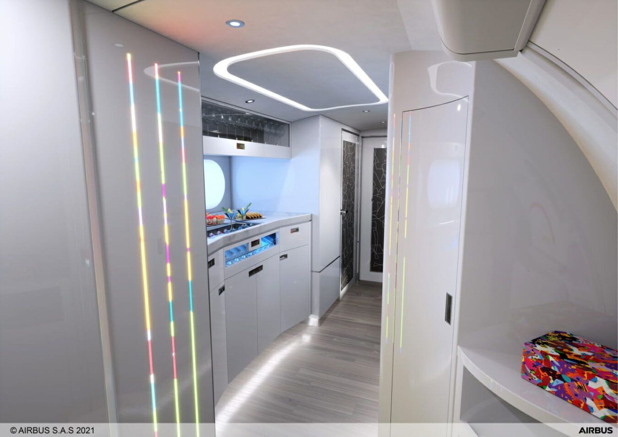 Take a look at the ACJ TwoTwenty special cabin edition by Cyril Kongo