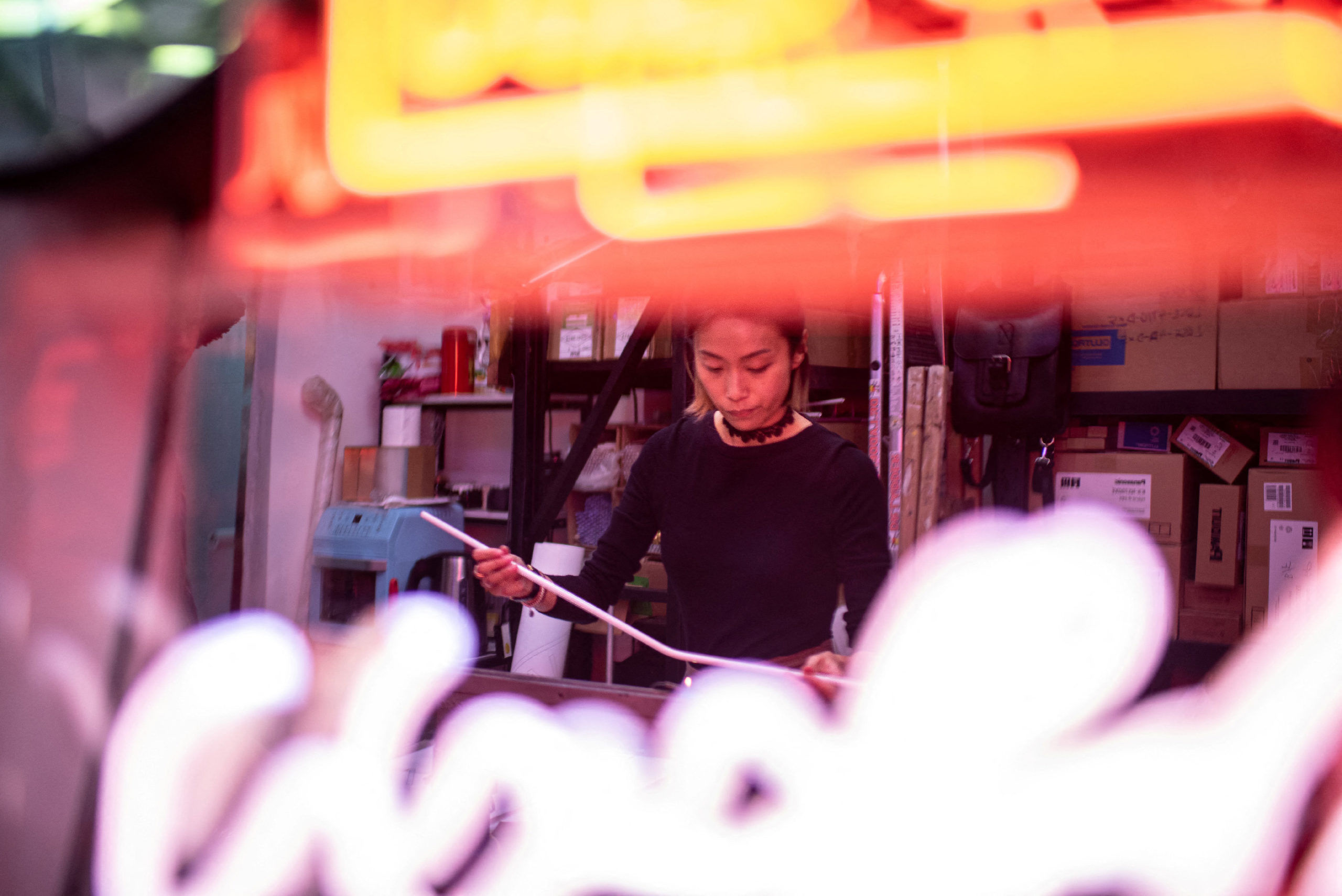 How Hong Kong's young neon artists are keep dying trade flickering