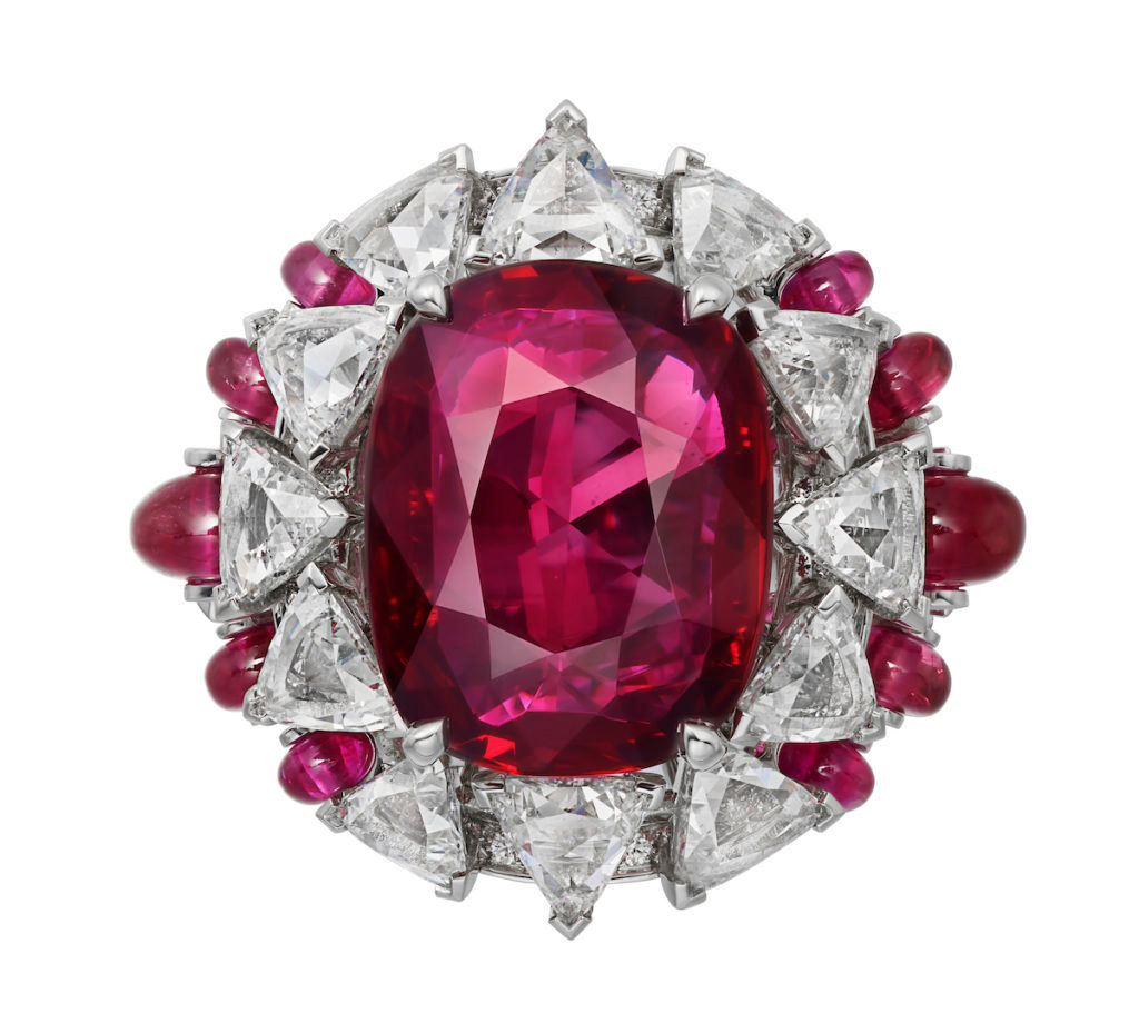 The rings in the Sixième Sens par Cartier High Jewellery collection