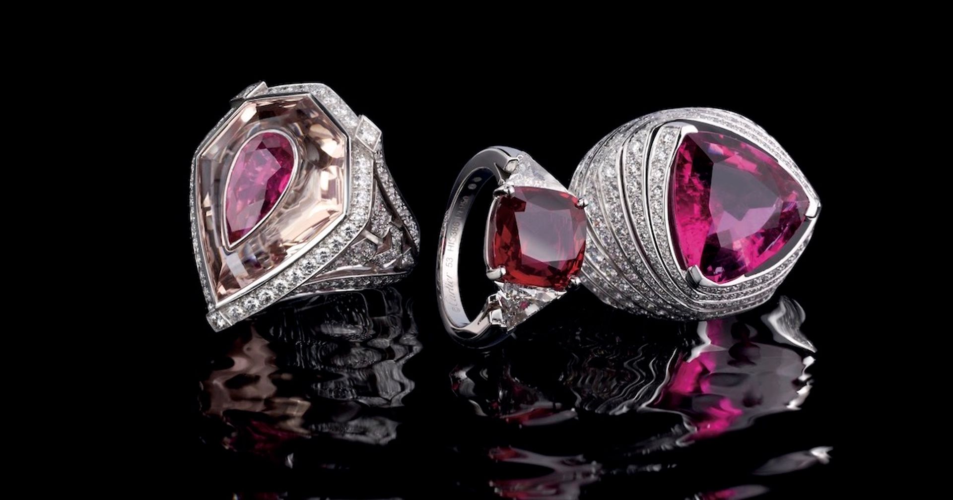 The sublime shapes of the high jewellery pieces by Cartier