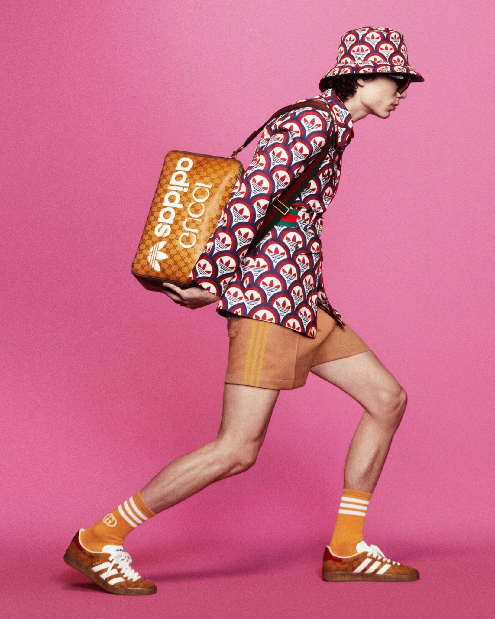 The adidas x Gucci collaboration evokes the era of sports luxury