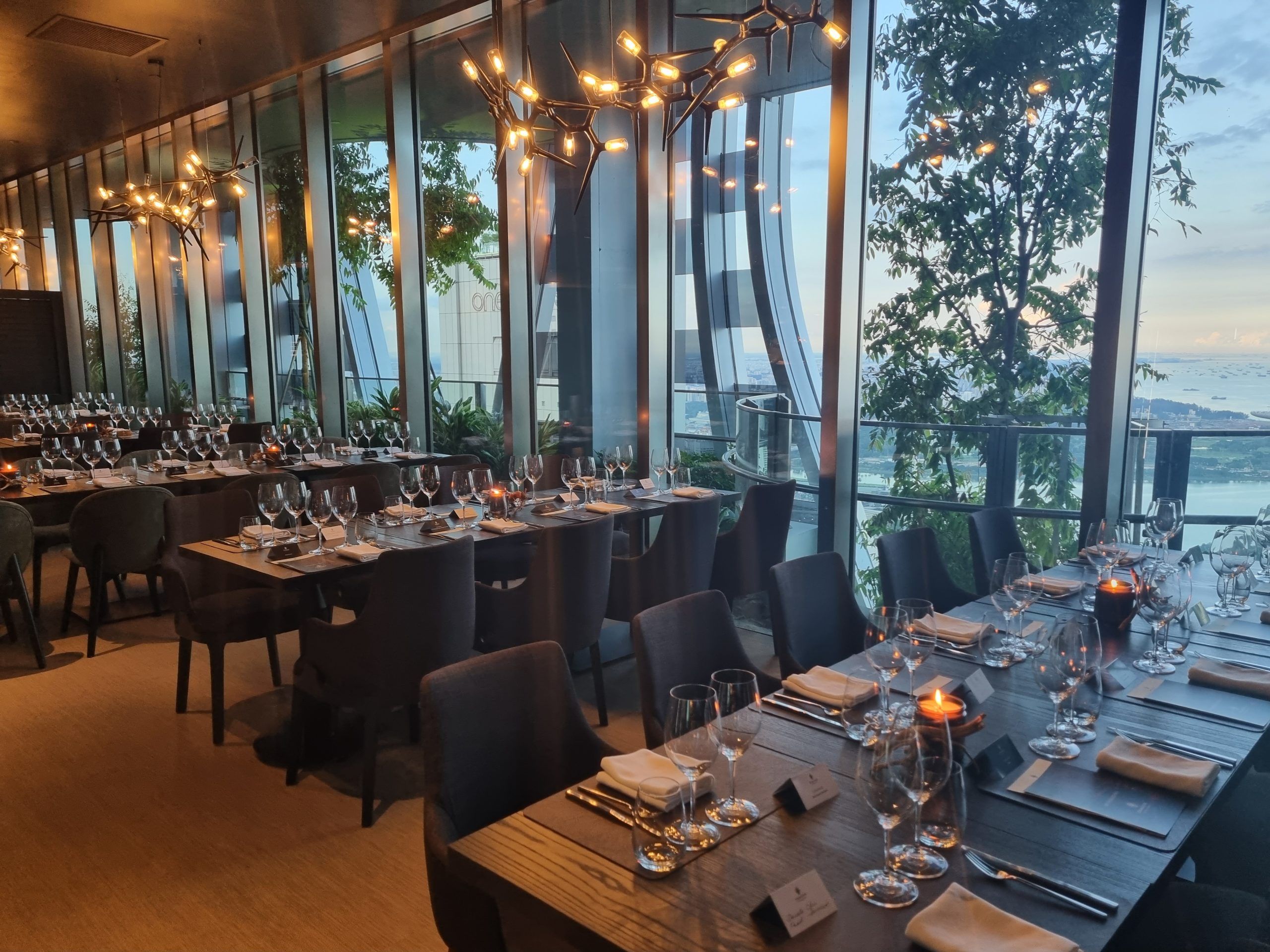 New Year's Eve dinners with views of fireworks in Singapore