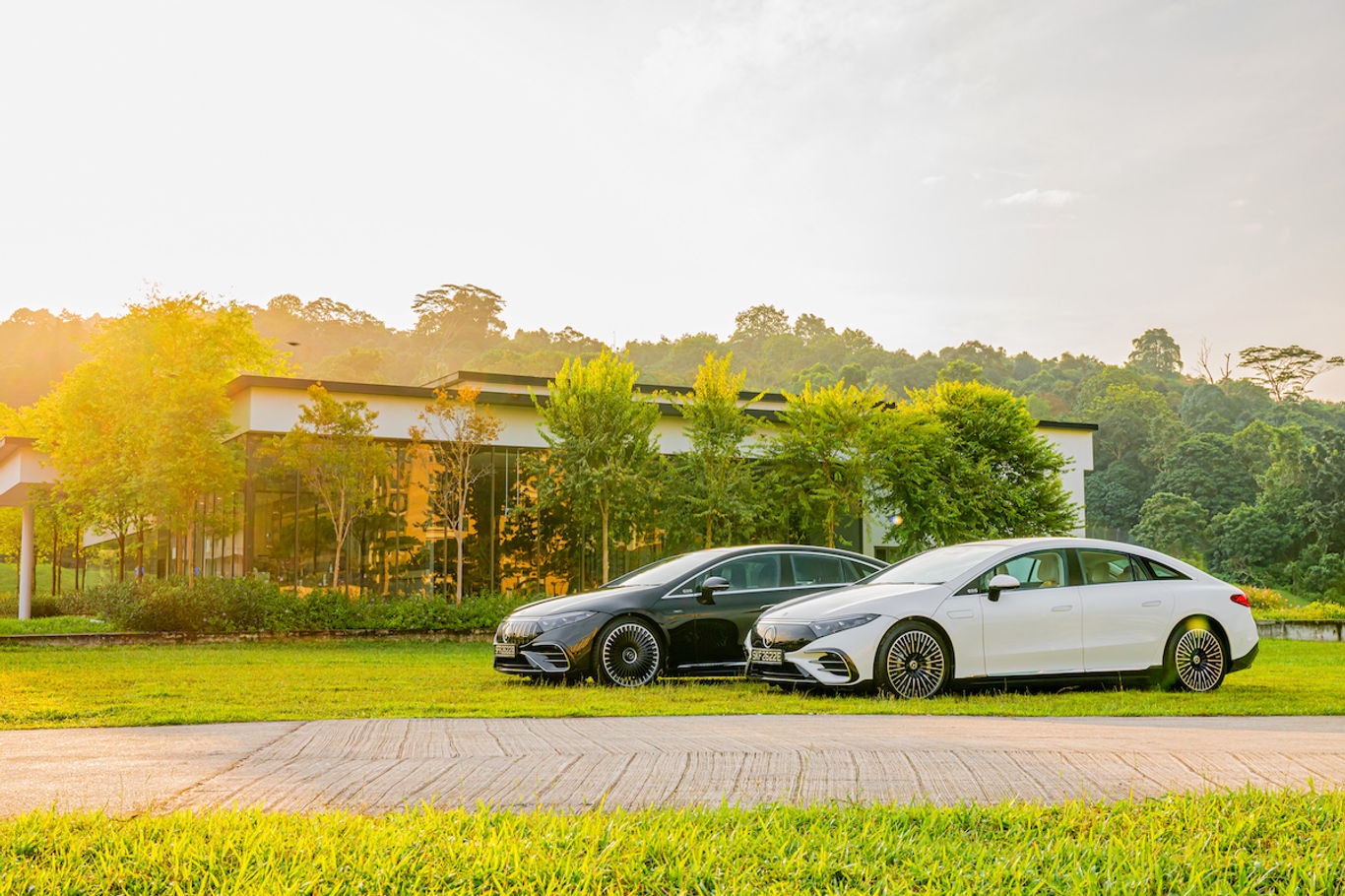The first-ever Mercedes-Benz EQS with an all-electric architecture