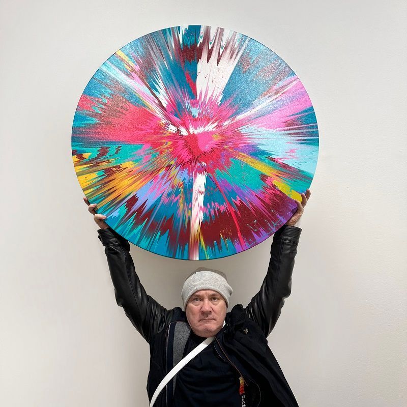 Create your own version of Damien Hirst's 'Spin Paintings' in NFT form